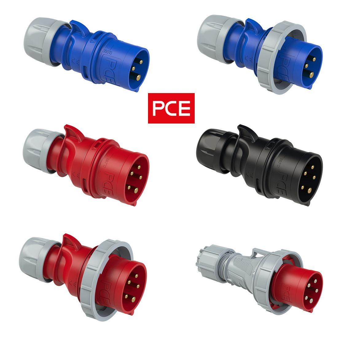 CEE-Stecker 16A - 125A | 230V - 400V | IP44 - IP67 | verschiedene Farb ...